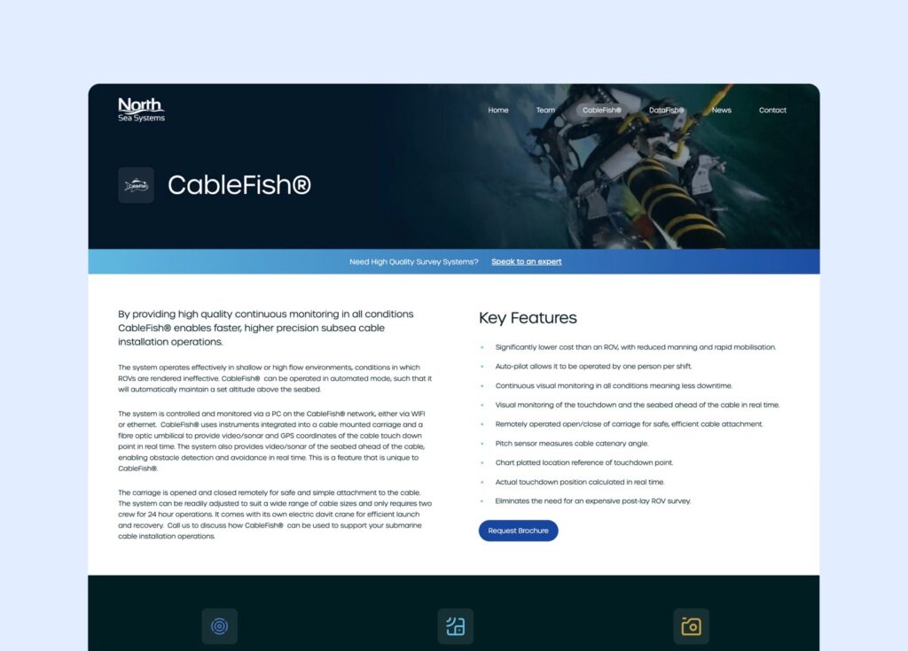North Sea Systems - Freestyle Web Design